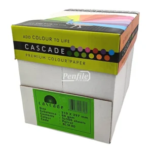 Cascade A4 Colour Paper 80gsm Ream 500 Sheets - Deep Tint Parrot