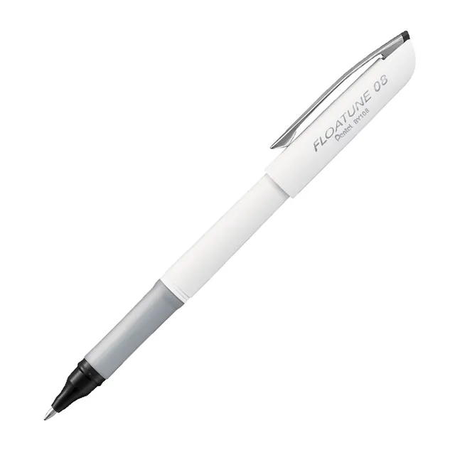 Pentel BY108 Floatune Advance Roller Ball Pen 0.8mm - Black