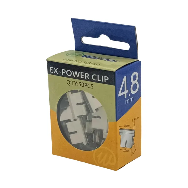 Warrior Ex-Power Nal Clips Box 50 - Small 4.8mm