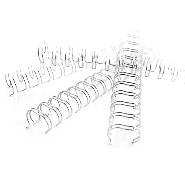 GBC WireBind 21 Loop A4 Wire Binding Elements 14mm Box 100 - Silver