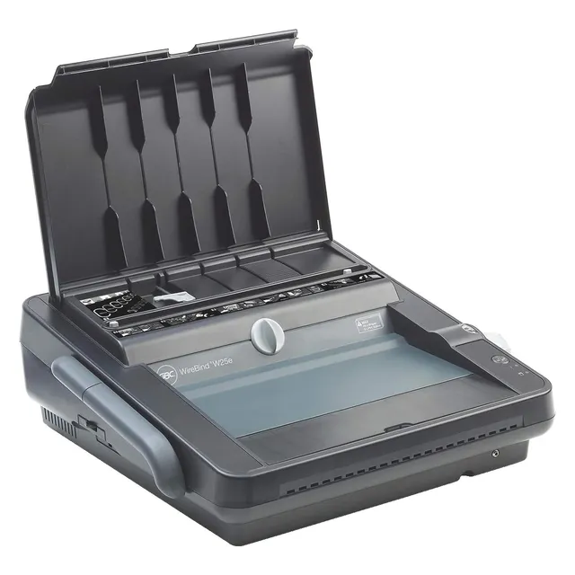 GBC WireBind W25E Electric Wire Binding Machine - Punch 25 Sheets ...