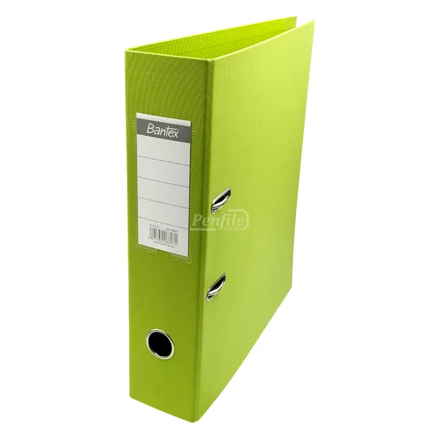 Bantex A4 Lever Arch File Polyprop 70mm - Lime Green