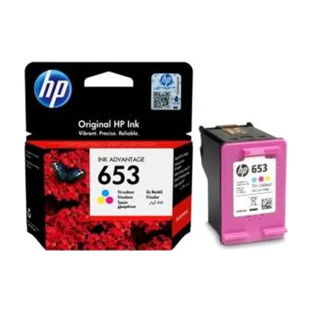 HP 653 Ink Cartridge - Tri-Colour