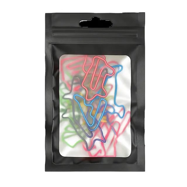 Treeline Shaped Colour Paper Clips Assorted - Pack 20