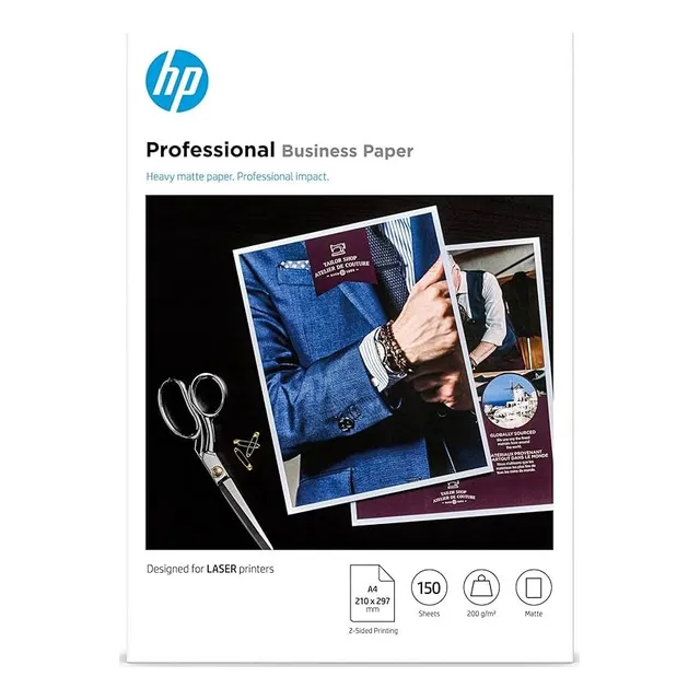 HP A4 Professional Business Paper Matte 200gsm - 150 Sheets