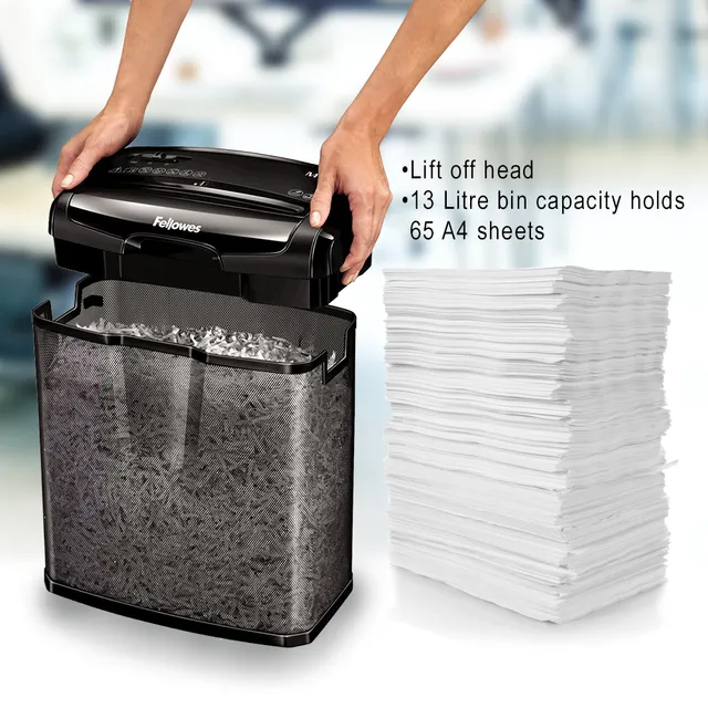 Fellowes Powershred M-7CM Cross Cut P4 Paper Shredder - 7 Sheet