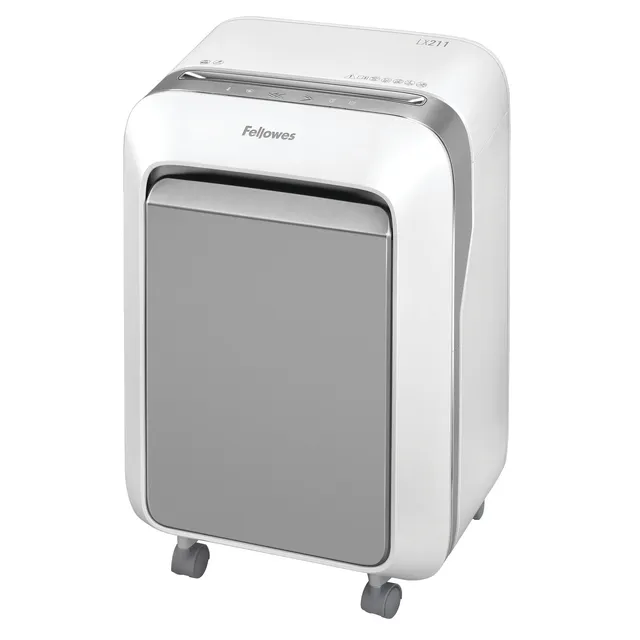 Fellowes Powershred LX211 Micro Cut P5 Paper Shredder White - 15 Sheet
